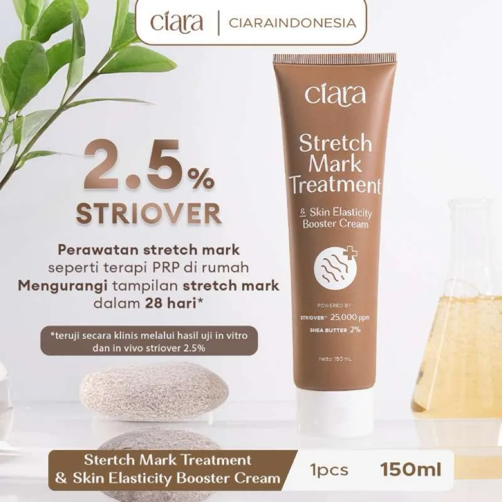 Jual Ciara stretch mark Treatment Booster cream 150ml mengurangi tampilan stretch mark | Shopee ...
