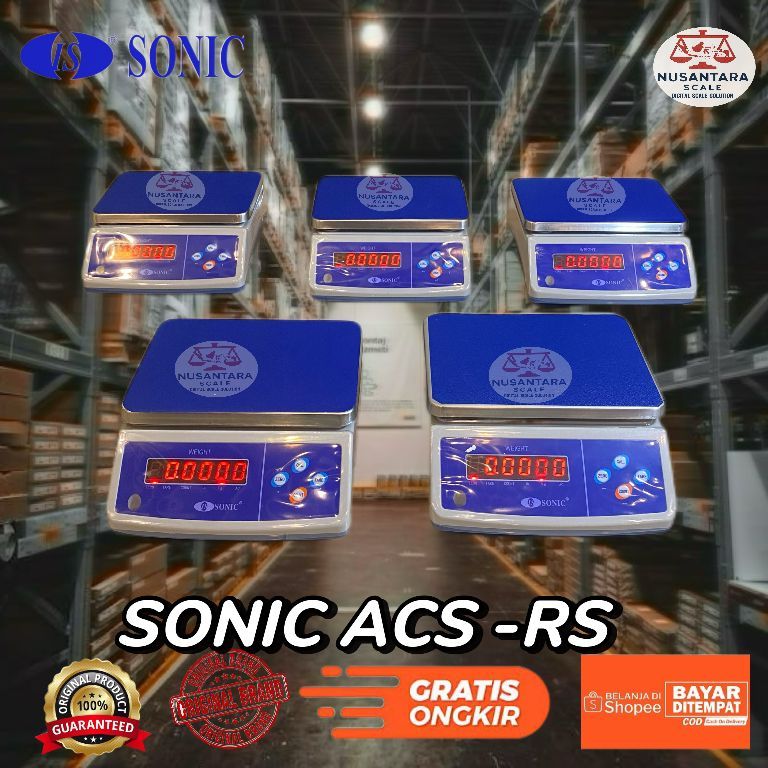 Jual timbangan digital 30kg / timbangan Sonic ACS-RS 30kg | Shopee ...