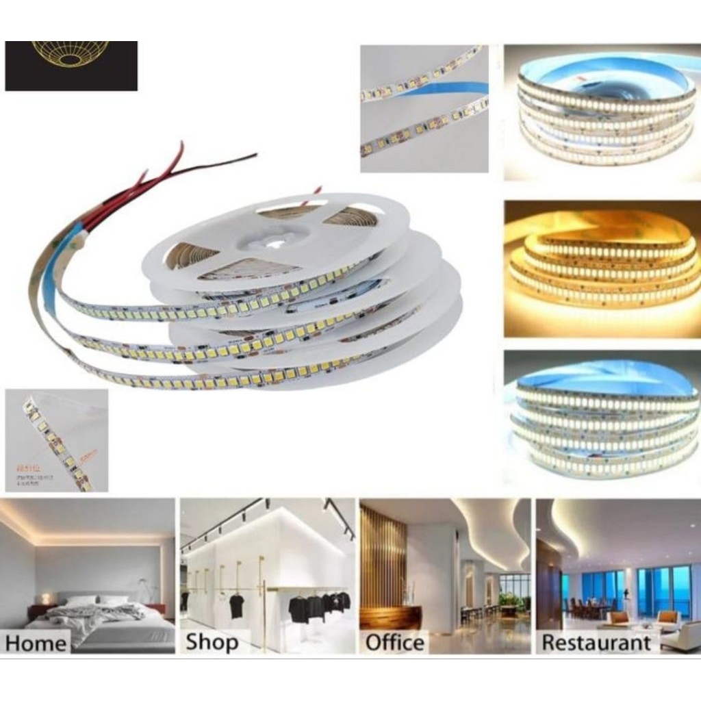 Jual LAMPU STRIP 12V 2835 120 LED SMD DC 12VOLT 5 METER GARANSI 2 TAHUN ...