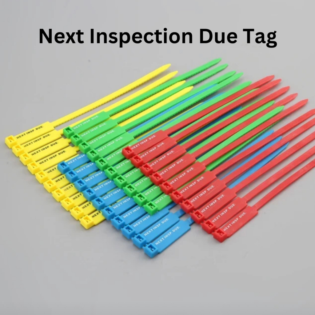 Jual 175mm/300mm NEXT INSP DUE Inspection Tag Rigging Lifting Safety ...