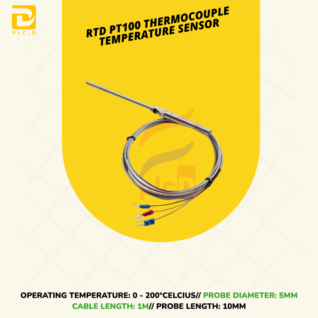 Jual RTD PT-100 PT100 Probe Temperature Thermal Sensor Suhu | Shopee ...