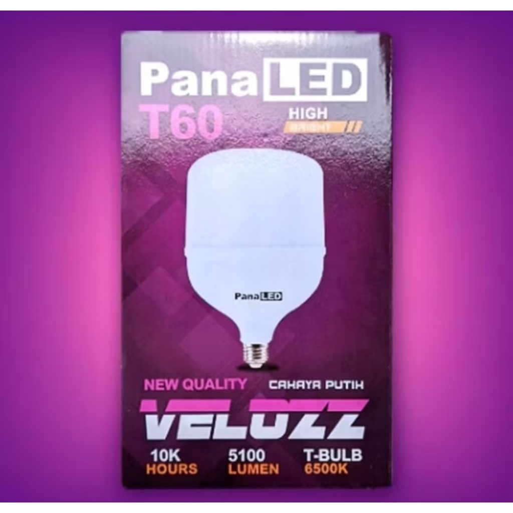 Jual LAMPU LED VELOZZ 60 WATT SUPER TERANG BERGARANSI | Shopee Indonesia