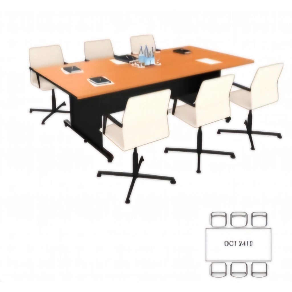 Jual MEJA MEETING / CONFERENCE TABLE DCT 2412 uk.240x120x75 | Shopee ...