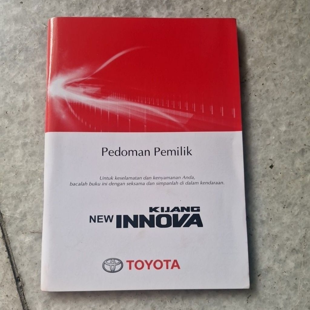 Jual Buku Manual Mobil Toyota Inova Reborn Tahun 2020, 2021, 2022 + CD ...