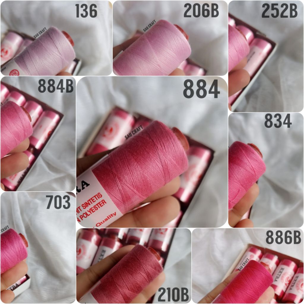 Jual Benang Jahit Extra | Benang Jahit Extra 500 Yard | Edisi Warna ...