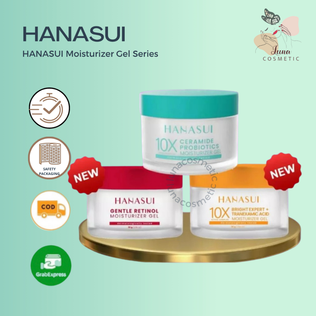 Jual [NEW] HANASUI Moisturizer Gel Series - Pelembab Gel Lembap & Mudah ...