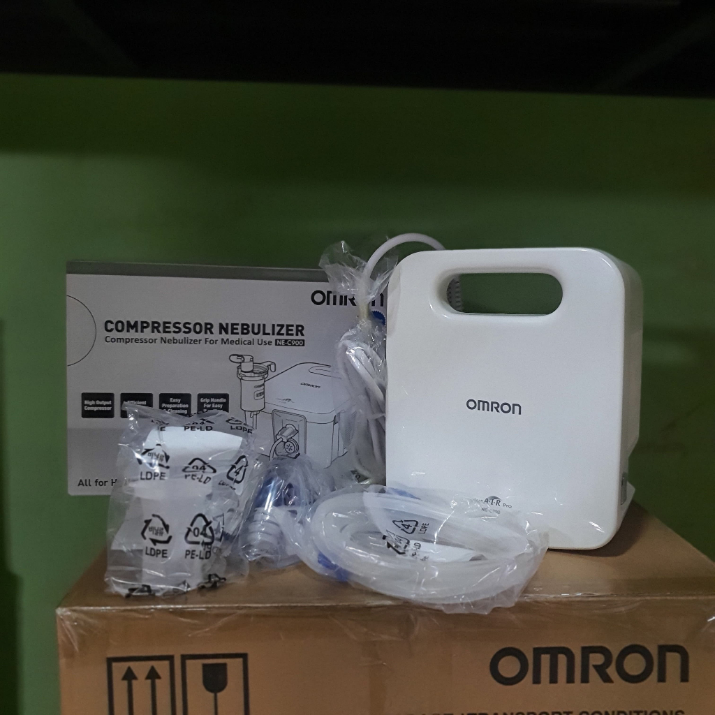 Jual Omron Nebulizer Compresor NE-C 900 / Nebulizer Uap Omron NEC 900 ...