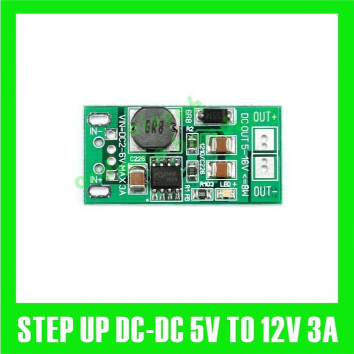 Jual Module DC-DC Step Up 5V to 12V 3A 8watt DC Boost Converter | Shopee Indonesia