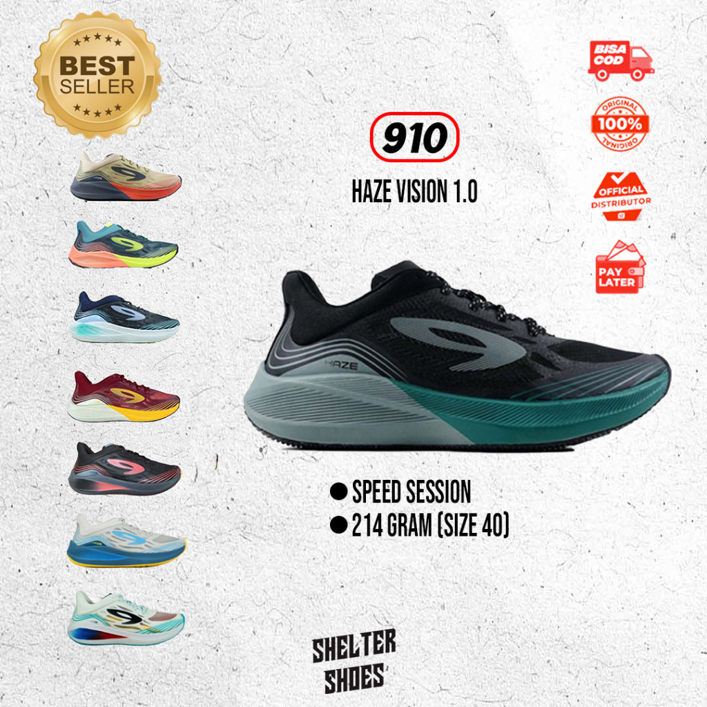 Jual NINETEN 910 HAZE VISION 1.0 SEPATU LARI SEPATU RUNNING OLAHRAGA ...