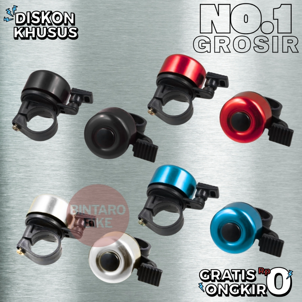 Jual Bel Sepeda Alloy Bicycle Ring Bell Sepeda Lipat MTB Roadbike DLL ...