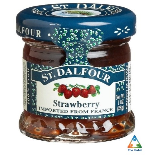 Jual (The Habit) ST Dalfour Fruit Jam Spread Mini Jar 28gm strawberry ...