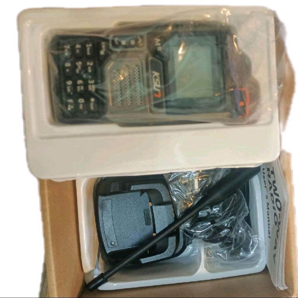 Jual KSU7 Talkie Walkie HT 200 Saluran Channel UHF VHF dengan Pengisian ...
