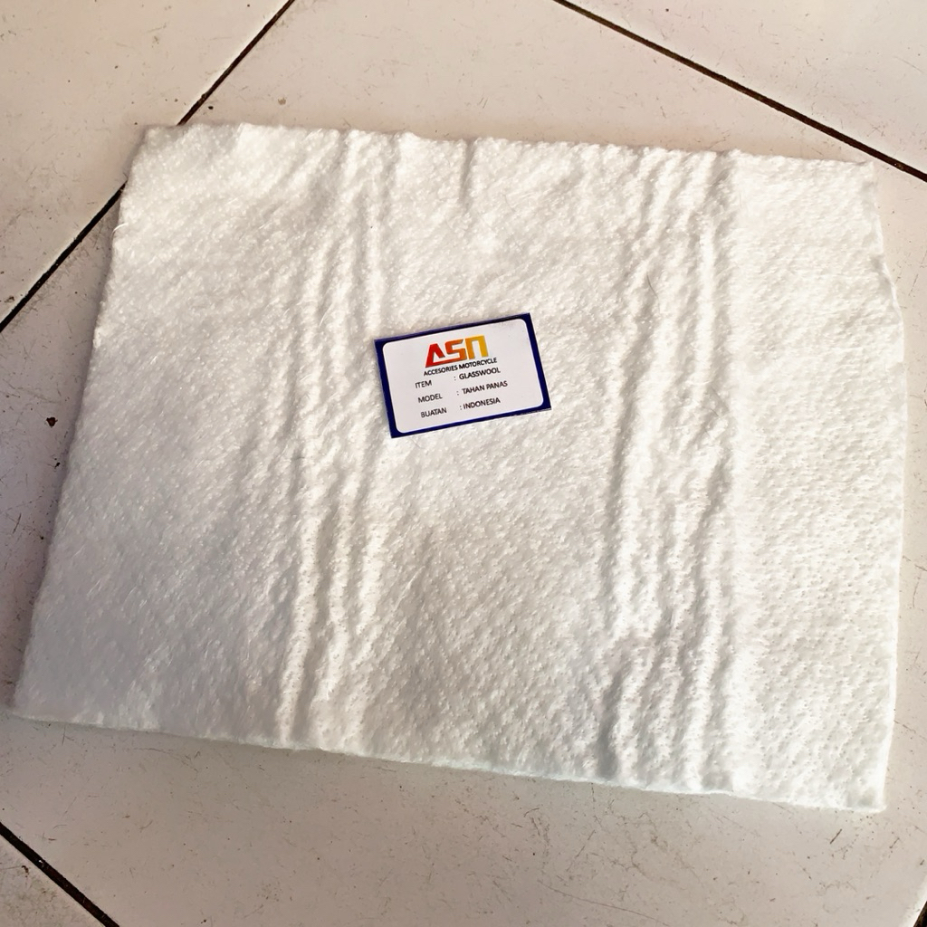 Jual GLASSWOOL GASPUL KNALPOT RACING PUTIH ANTI PANAS BEST QUALITY ...