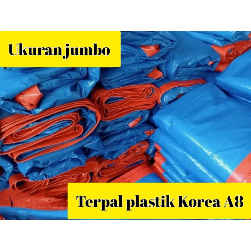 Jual terpal plastik A8 Korea ukuran jumbo terpal lembaran Terpal tenda ...