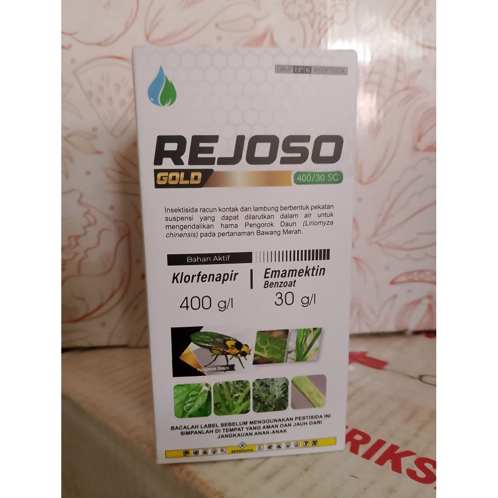 Jual Insektisida Rejoso Gold 400/30SC 200ML Bagan Aktif Klorfenapir ...