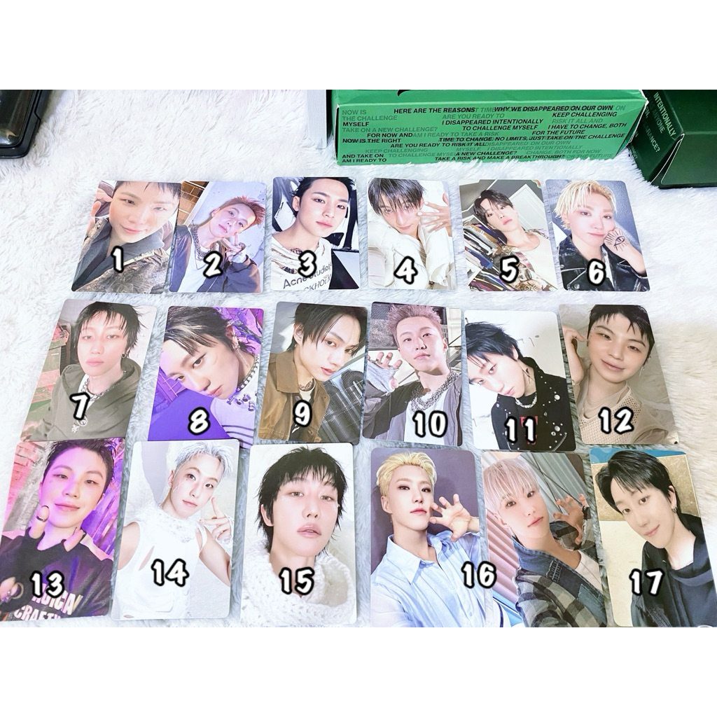 Jual OFFICIAL PHOTOCARD SEVENTEEN WONWOO HOSHI MINGYU THE8 WOOZI SPILL THE FEELS CARATLAND 2025 ...