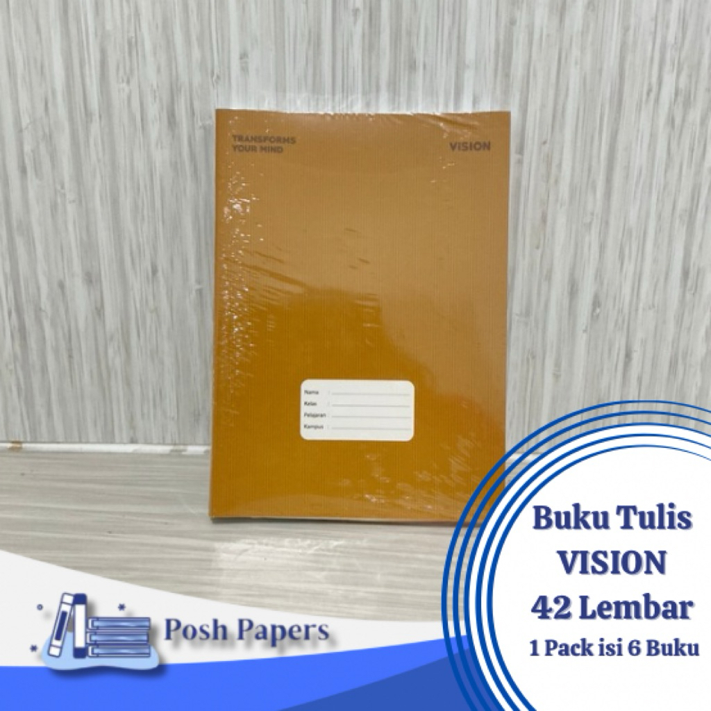 Jual (VISION 42) BUKU BOXY VISION ISI 1 PACK ISI 6 BUKU | Shopee Indonesia