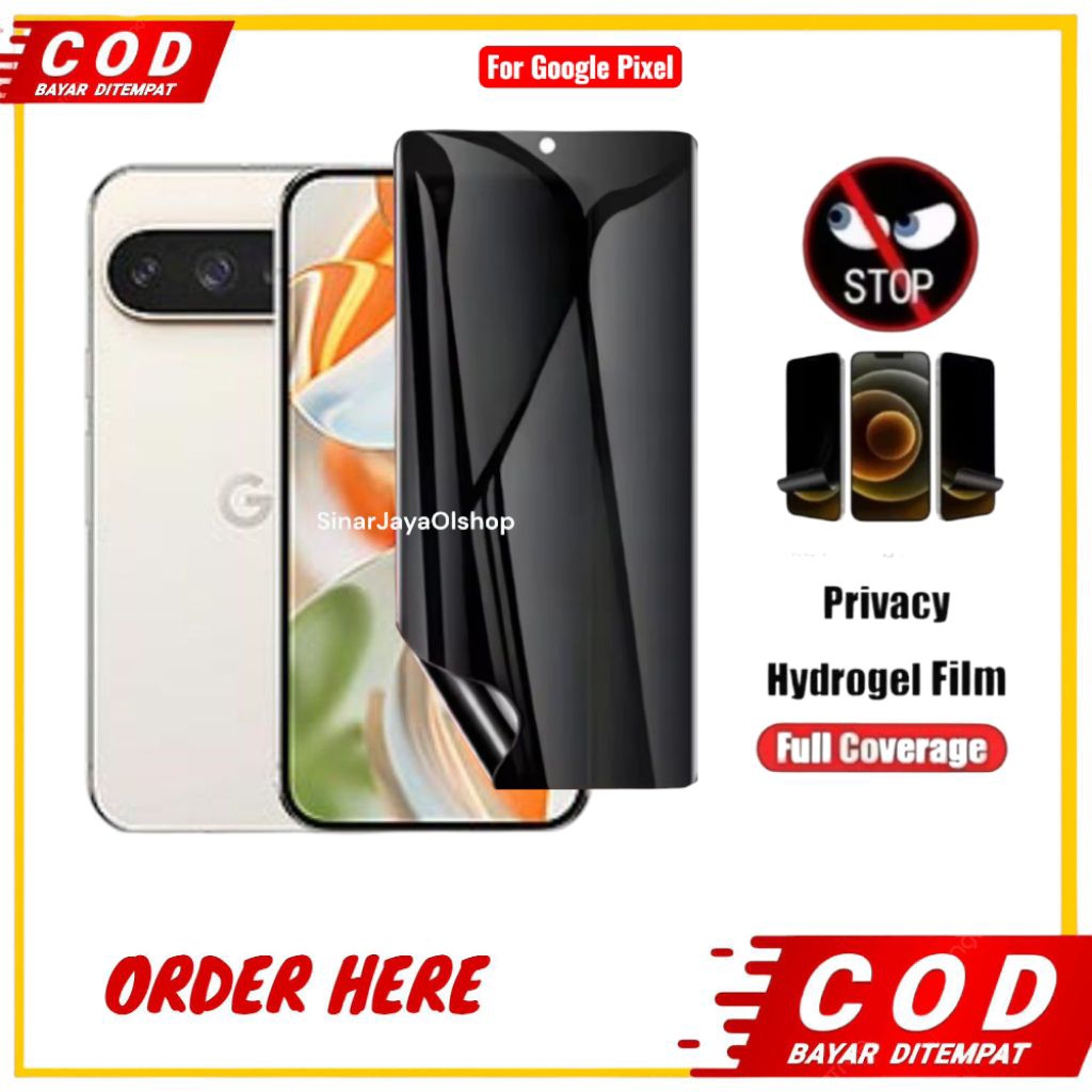 Jual Google Pixel 9 8 7 6 5 5 4 3 2 A Pro Xl Hydrogel Spy Smart/Clear ...