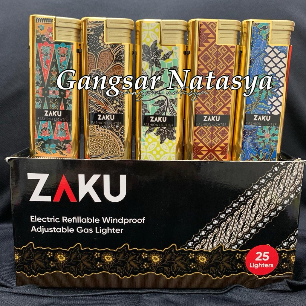 Jual korek nyala api bara besi zaku jumbo batik isi 25 pcs | Shopee ...