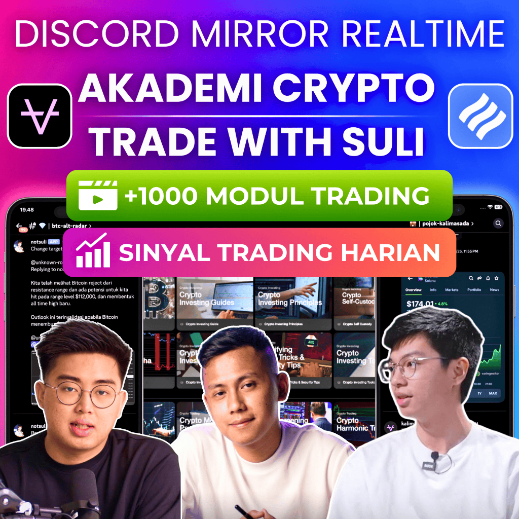 Jual PAKET HEMAT DISCORD MIRROR ACADEMY CRYPTO & TRADE WITH SULI REALTIME BEST SELLER | Shopee ...