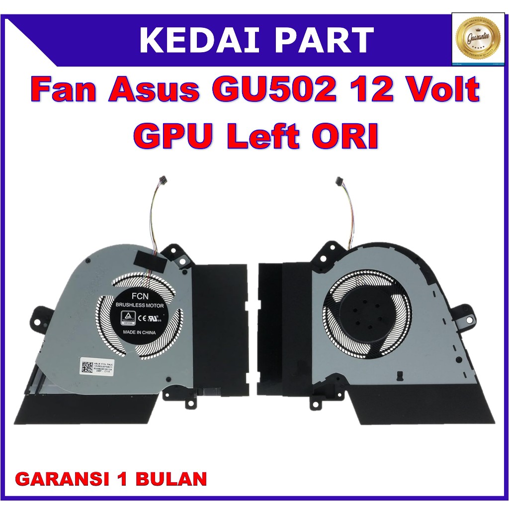 Jual Fan Asus ROG Zephyrus GU502D GA502DU GX502GV G15 M15 12V GPU ORI ...
