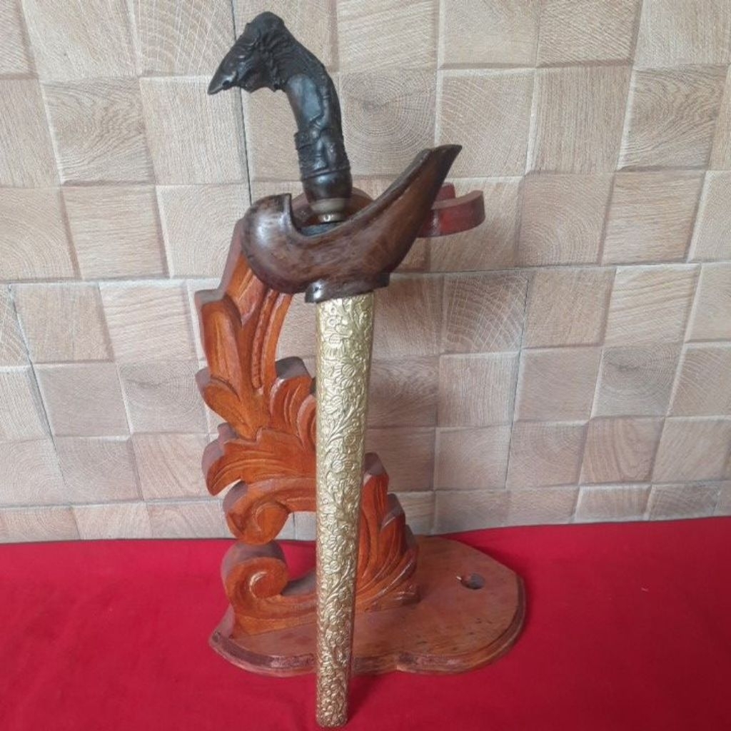 Jual Keris Patrem Kyai Carubuk Luk 7 Sepuh,Pamor Ceprit,Bawang ...