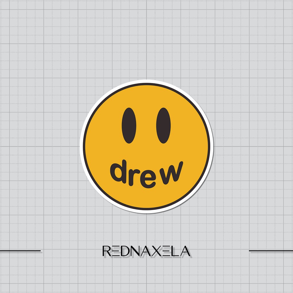 Jual Stiker Vinyl Drew Logo Outdoor High Quality Waterproof Sticker ...