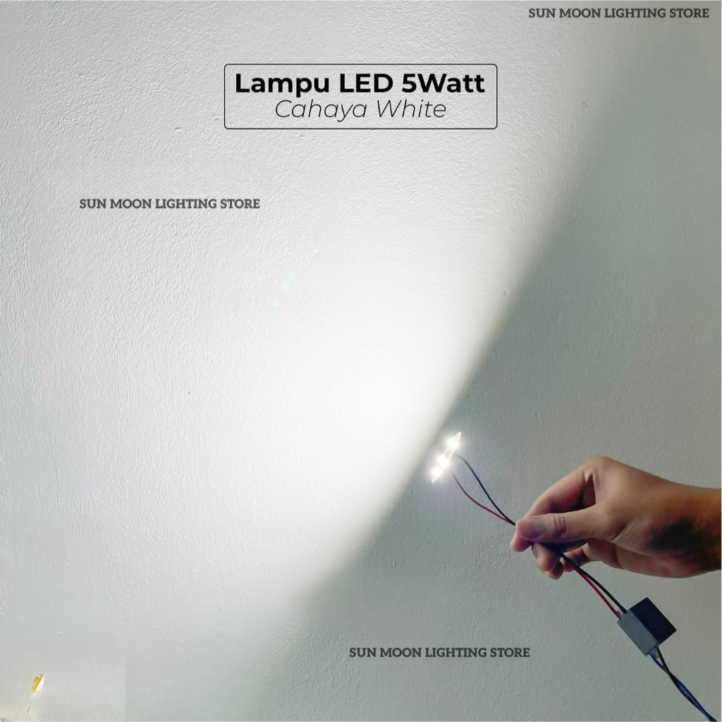 Jual Mata led 5w dan trafo led bentuk bulat untuk lampu downlight 3030 ...