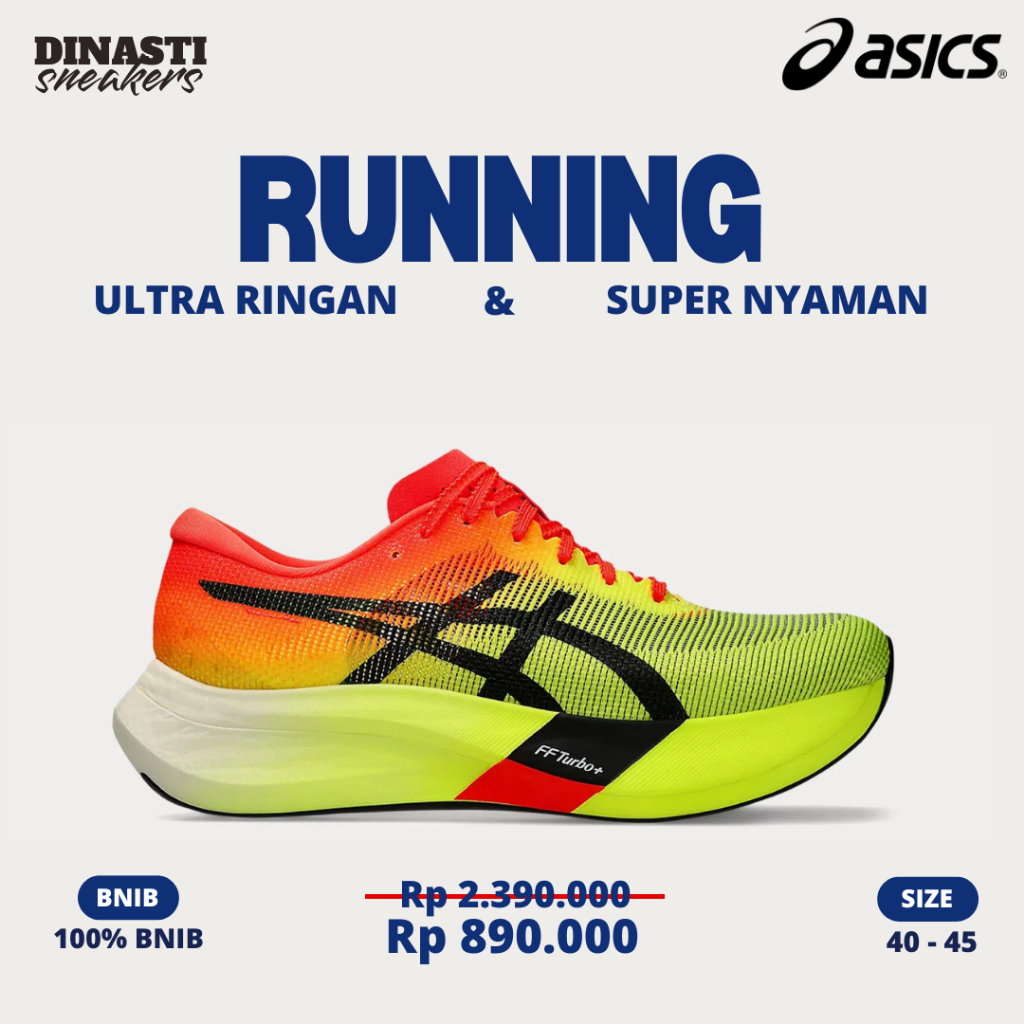 Jual Sepatu RUNNING MetaSpeed Sky Paris Mens - Safety Yellow Black ...