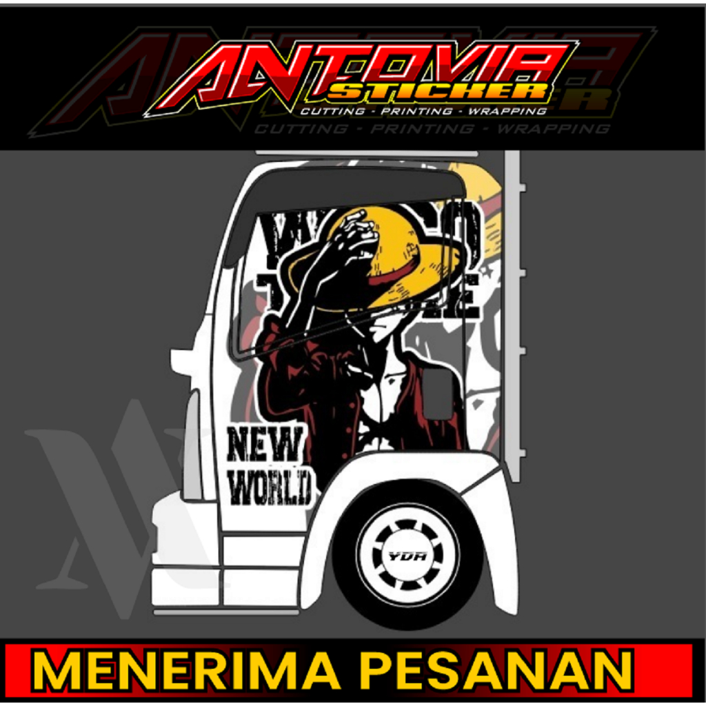 Jual Stiker DEcal + Full Pintu Samping isuzu Elf Nmr 71 + Bisa Custom ...