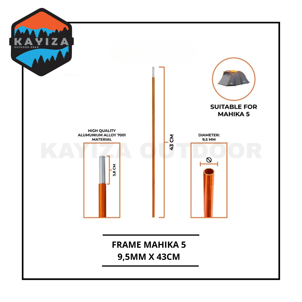 Jual Frame Alumunium Alloy Tenda Mahika 5 Dhaulagiri | Shopee Indonesia