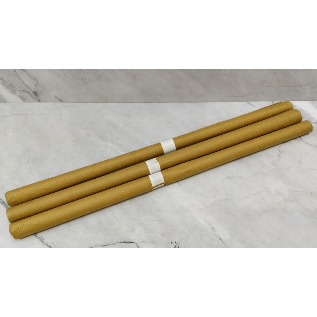 Jual KERTAS PADI GULUNG / KERTAS KADO COKLAT | Shopee Indonesia