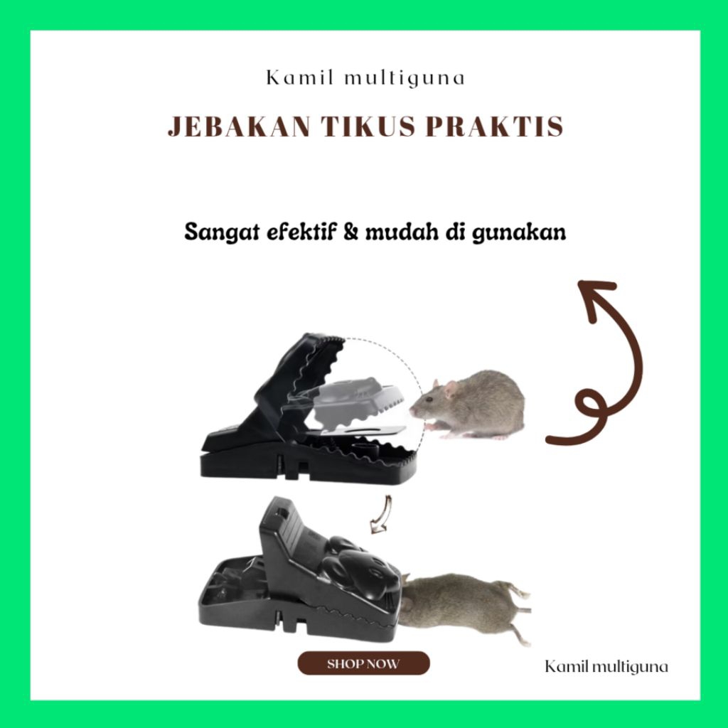 Jual alat perangkap jebakan tikus super ampuh jebakan tikus besi ...
