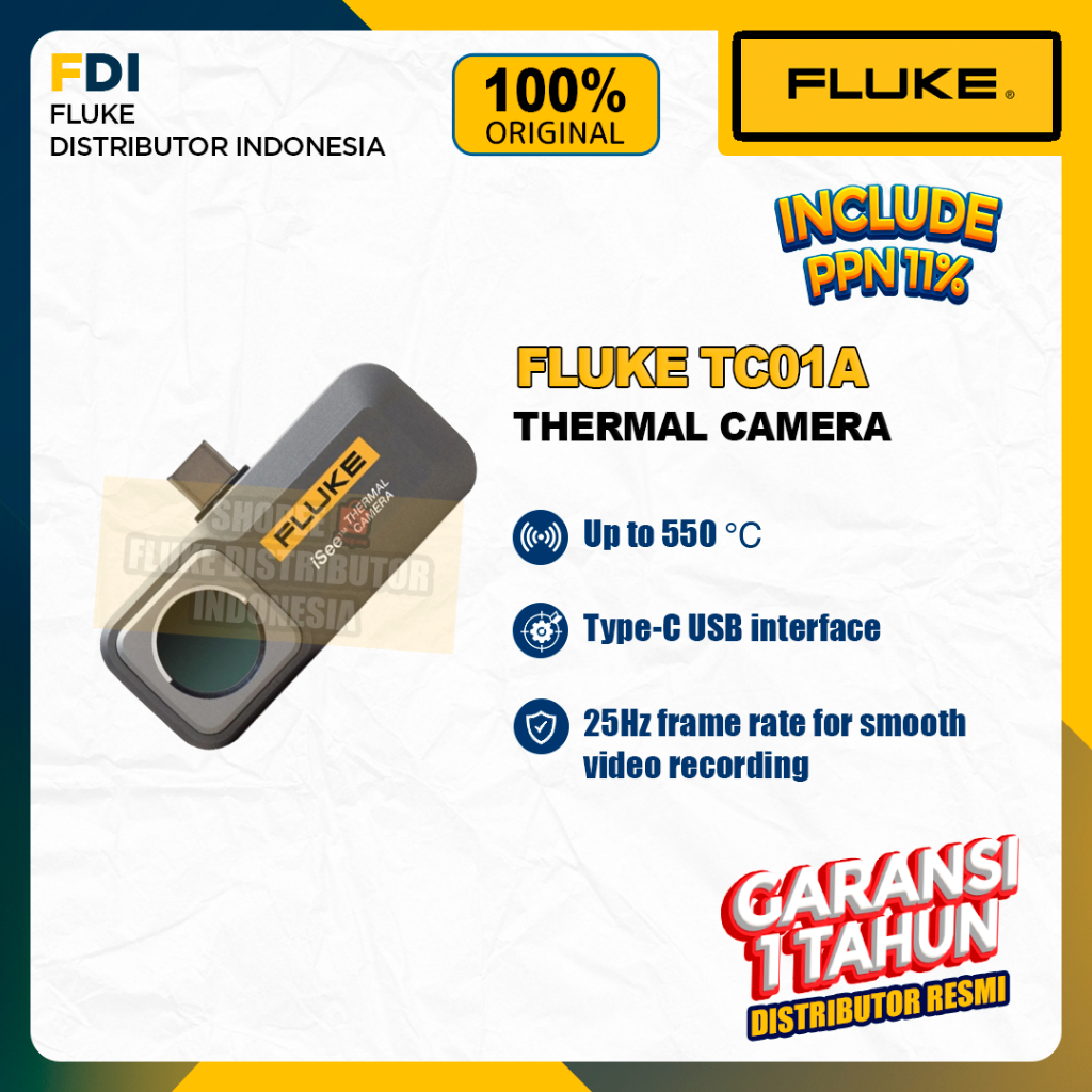 Jual Fluke TC01A Mobile Thermal Camera | Shopee Indonesia