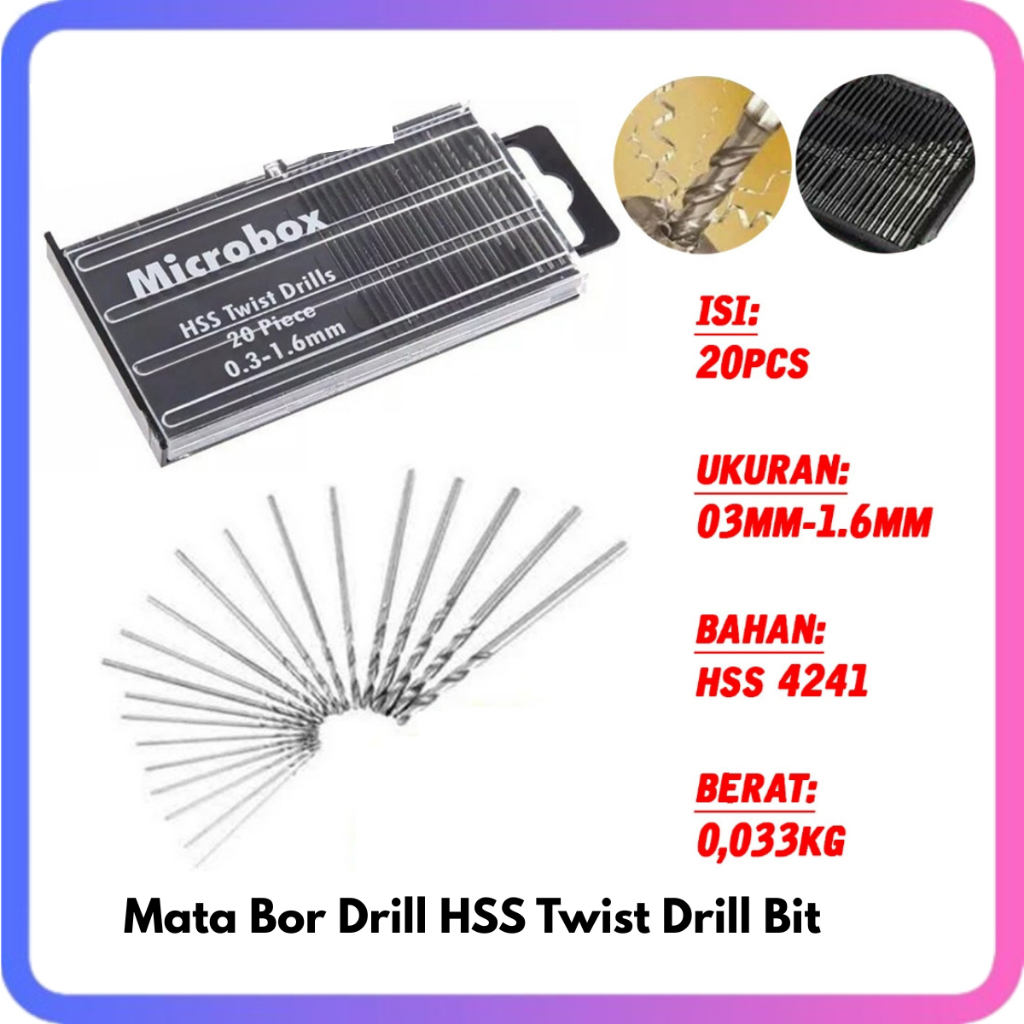 Jual Mata Bor Rojok Spuyer 20PCS Mata Bor Micro Mikro Mini Keil PCB ...