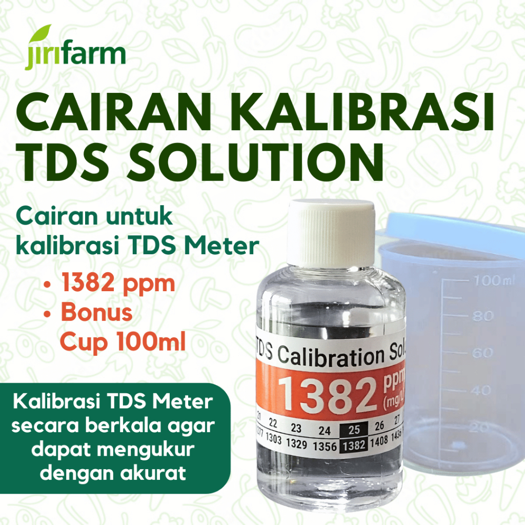 Jual JIRIFARM - TDS Calibration Solution - Cairan Larutan Kalibrasi TDS ...
