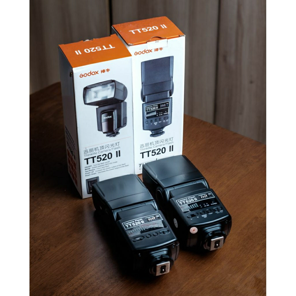 Jual GODOX TT520 II UNIT LIKE NEW | Shopee Indonesia