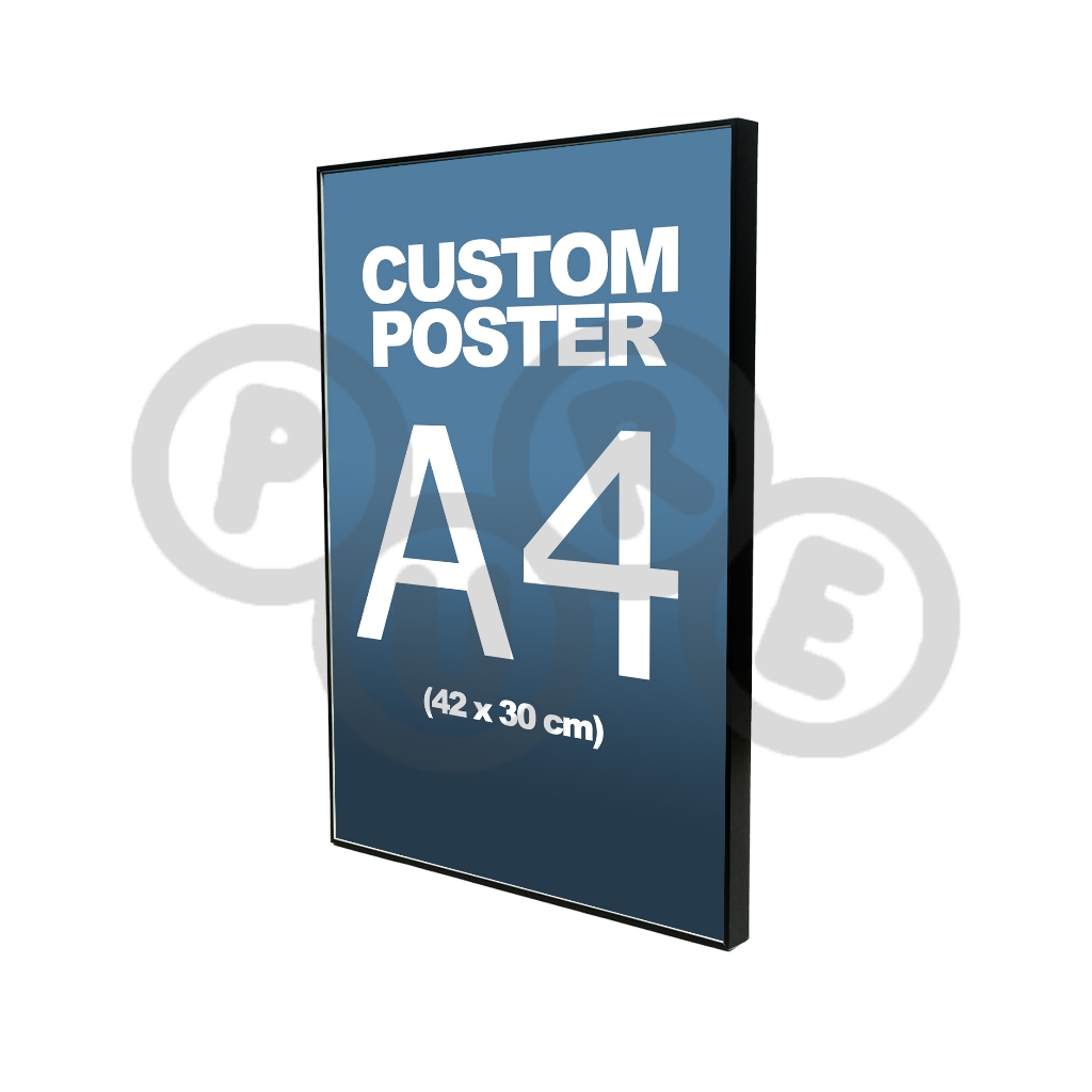 Jual Poster + Frame A4 | Shopee Indonesia