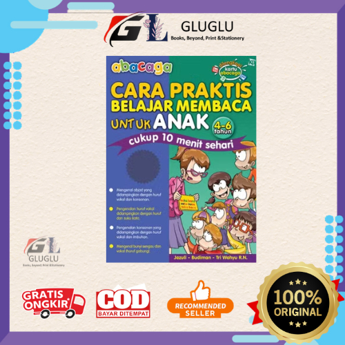Jual ABACAGA: Cara Praktis Belajar Membaca untuk Anak Original | Shopee ...