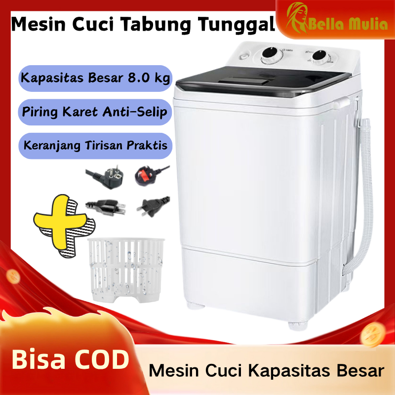 Jual Mesin Cuci Mini Portable 4.5KG Kapasitas Besar, Mesin Cuci ...
