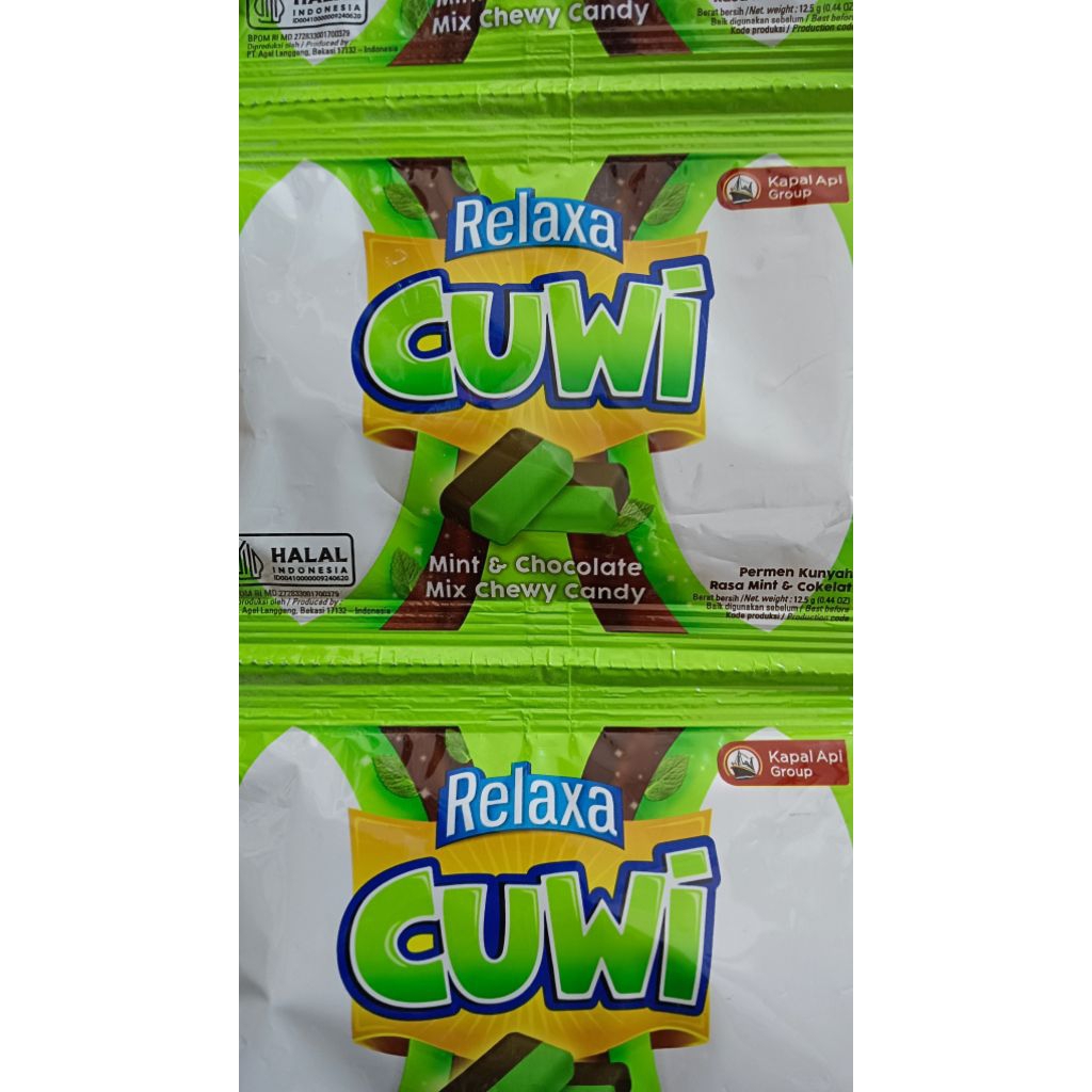 Jual Relaxa Cuwi Mint & Chocolate Mix Chewy Candy (10) | Shopee Indonesia