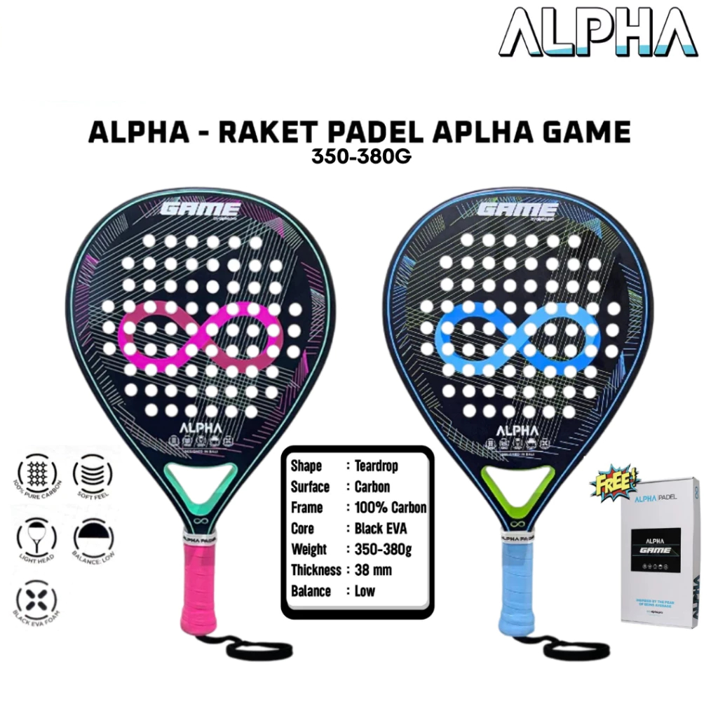 Jual Raket Padel Paddle Alpha Game | Shopee Indonesia