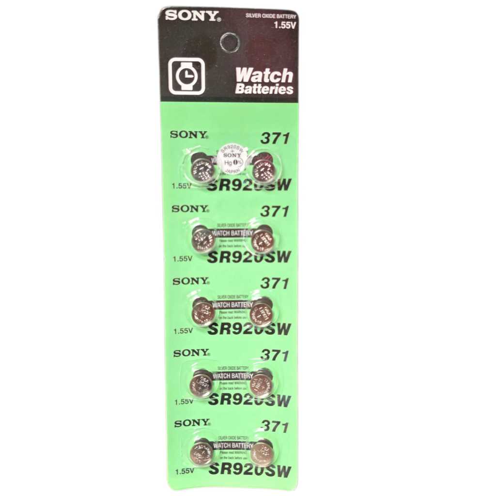 Jual ( 1 LEMBAR ) batre battery Sony SR 920 SW/ 371/ AG6 SONY sony ...
