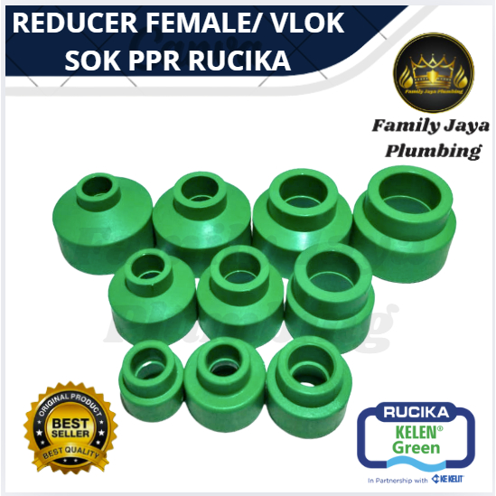 Jual REDUCER FEMALE REDUSER RDS VLOK SOK UKURAN (25x20) 3/4x1/2" inch ...