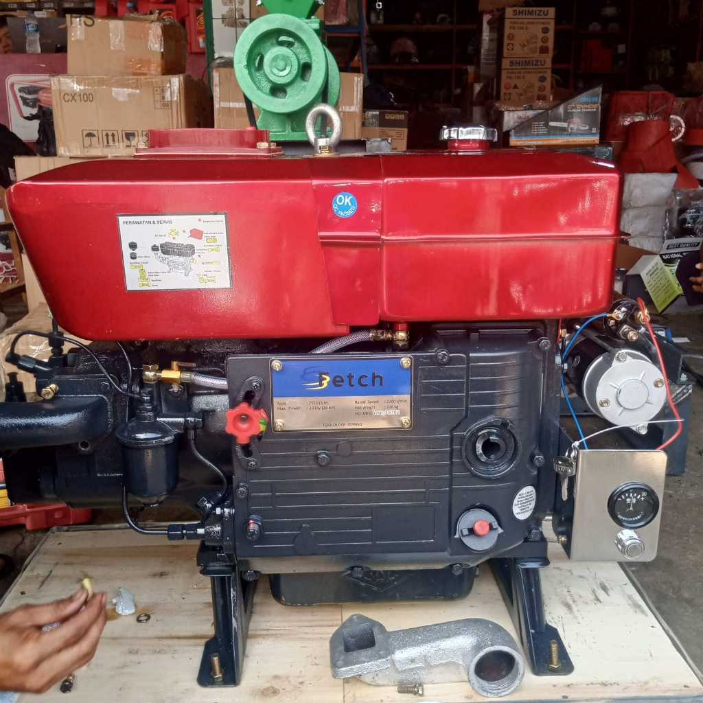 Jual Mesin Diesel 24PK FETCH S1115 ELECTRIC STARTER Mesin Diesel Dongfeng HARGA PROMO | Shopee ...