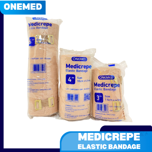 Jual ONEMED MEDICREPE PERBAN ELASTIC BANDAGE COKLAT UKURAN 3 INCH READY ...