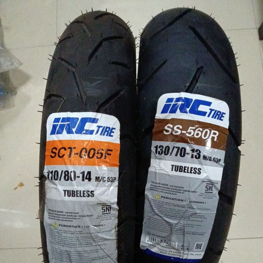 Jual PAKET SEPASANG Satuan Ban IRC Ori ADV 110 80 Ring 14 + 130 70 ring ...