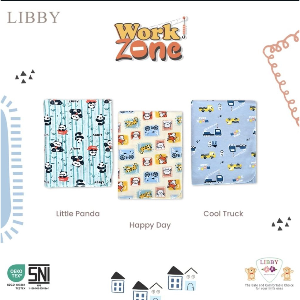 Jual LIBBY Bedong Motif Boy & Girl isi 3 Pcs | Shopee Indonesia