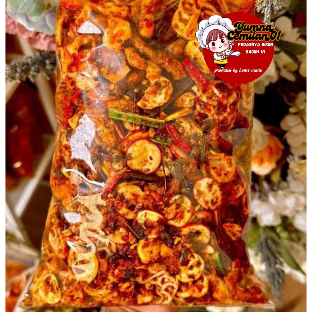 Jual SEBLAK KERUPUK 500GRM CAMPUR/MIX SEBLAK JENGKOL/PEDO/BAWANG ...