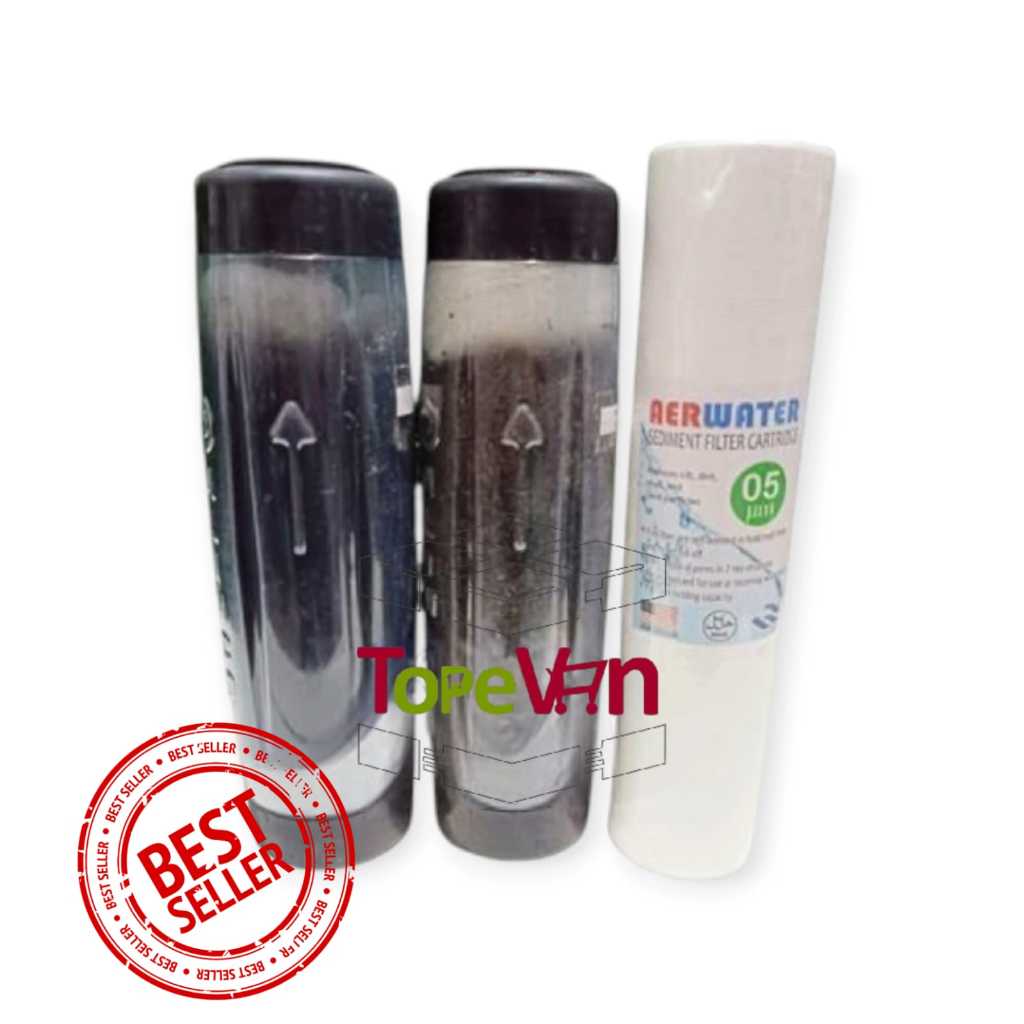 Jual Refill Paket catridge filter air 3 untuk air besi dan berbau ...